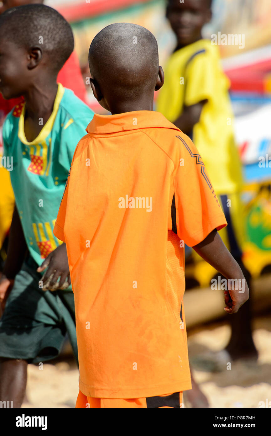 KAYAR, SENEGAL - APR 27, 2017: Unidentified Senegalese little boy in ...