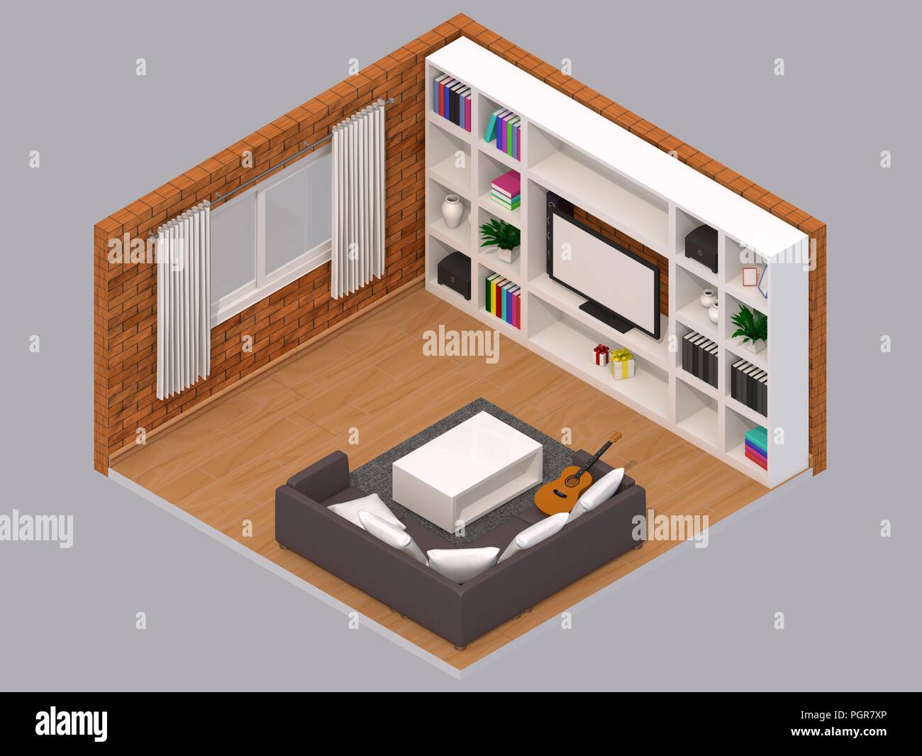 3d rendering room Stock Photo - Alamy