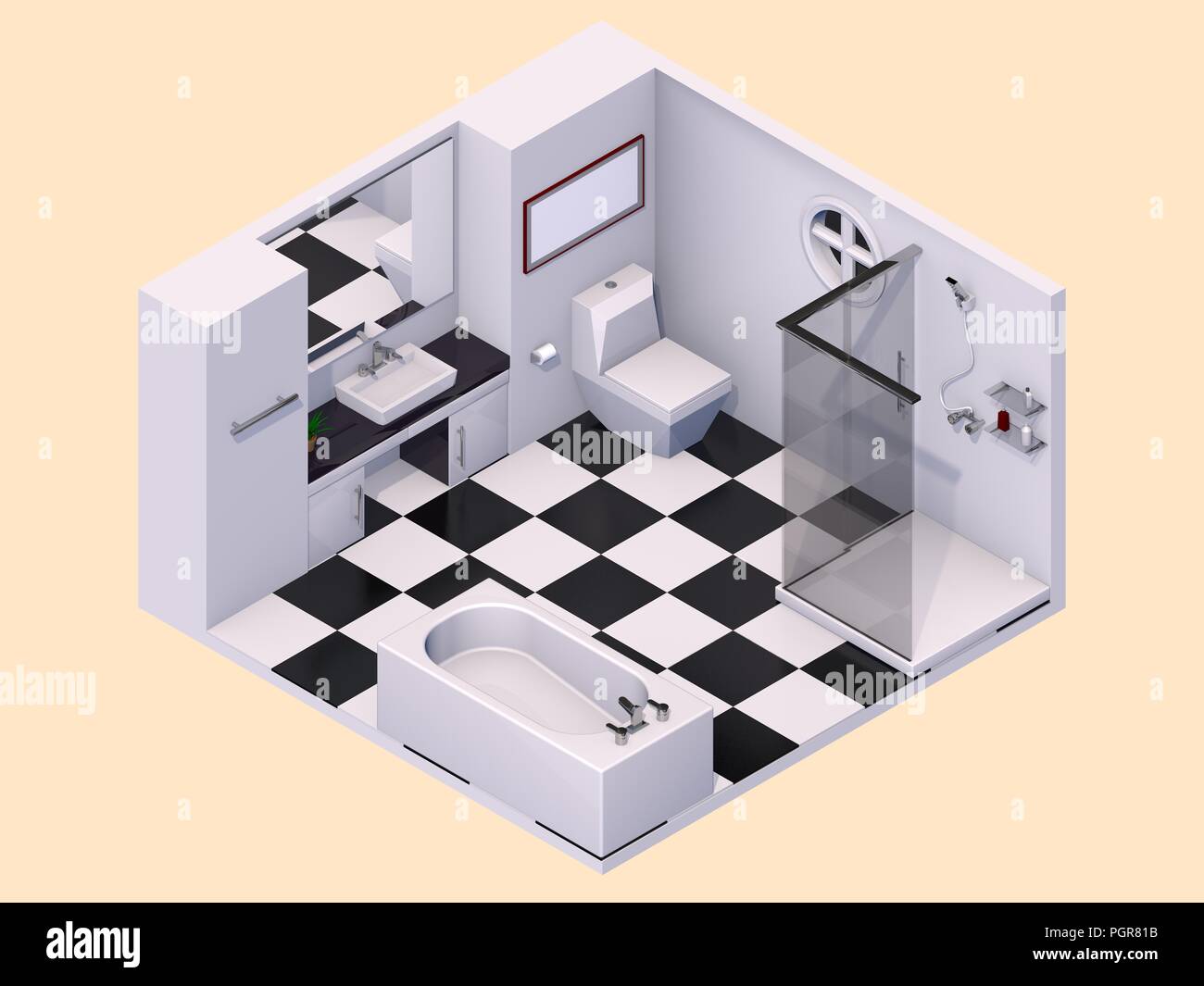 3d rendering room Stock Photo - Alamy
