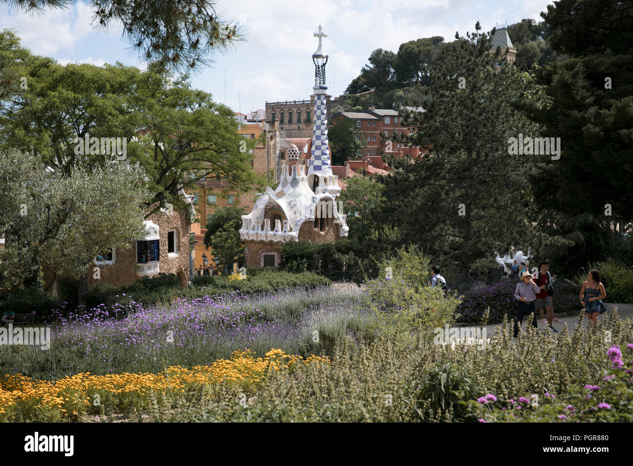 Guell park. Barcelona Stock Photo - Alamy
