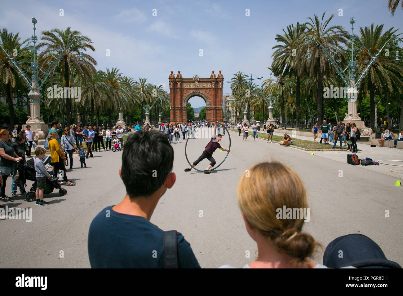 The Arc de Triomf, triumphal arch, Barcelona Stock Photo - Alamy