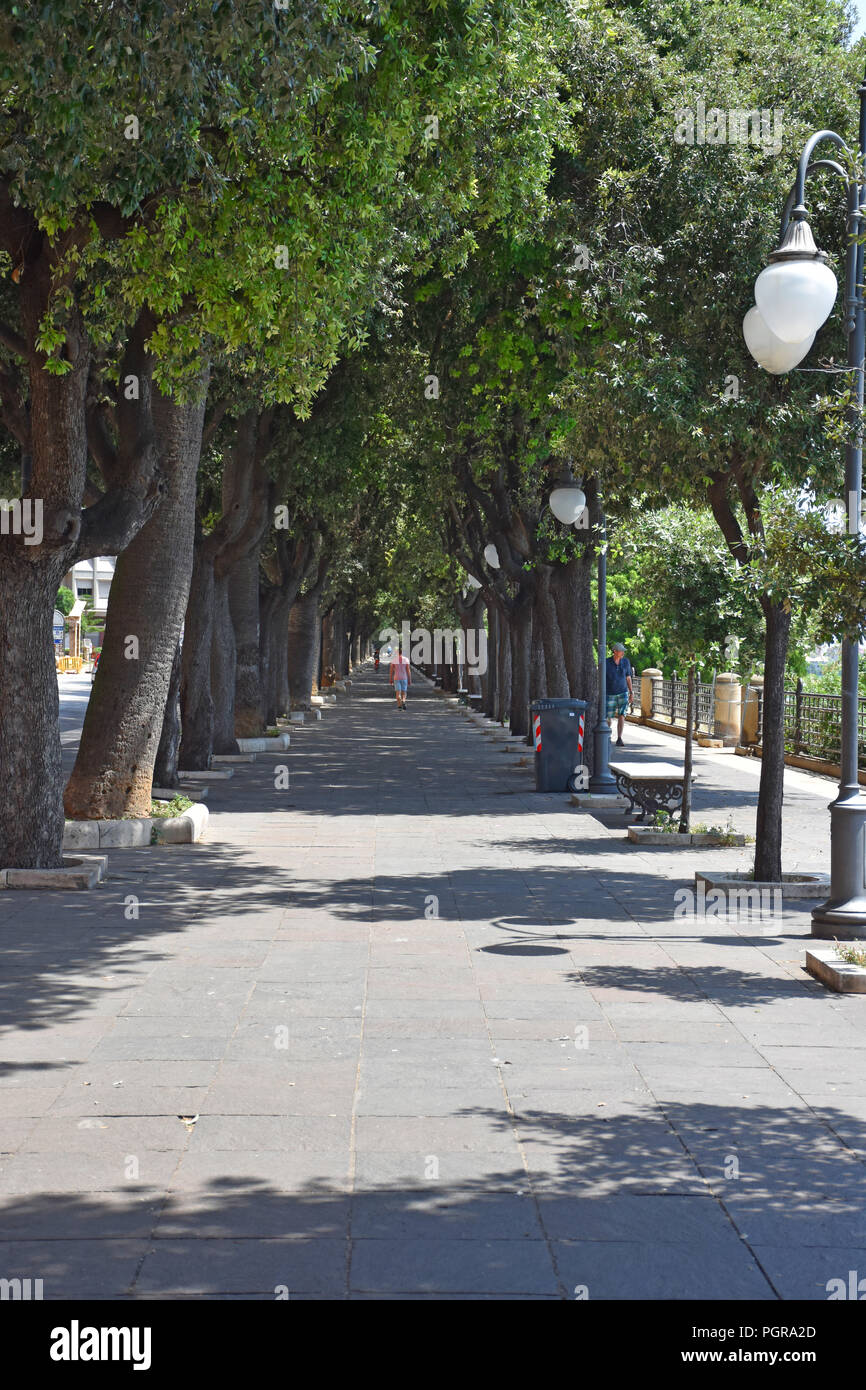 Italy, Puglia region, Taranto, seafront. Panorama, view and details ...