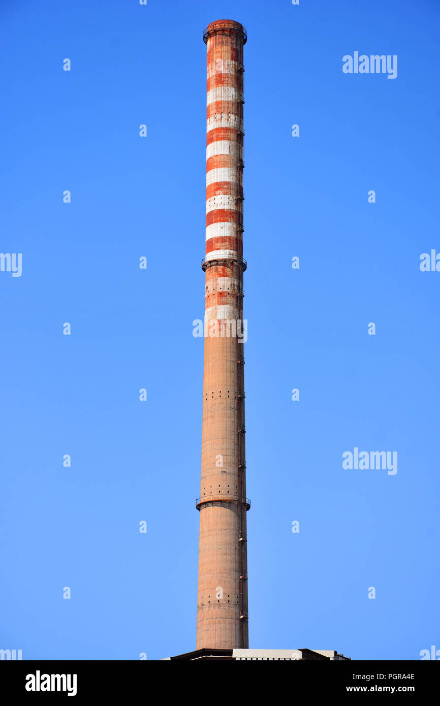Italy, Puglia region, Taranto, metallurgical and iron and steel ...