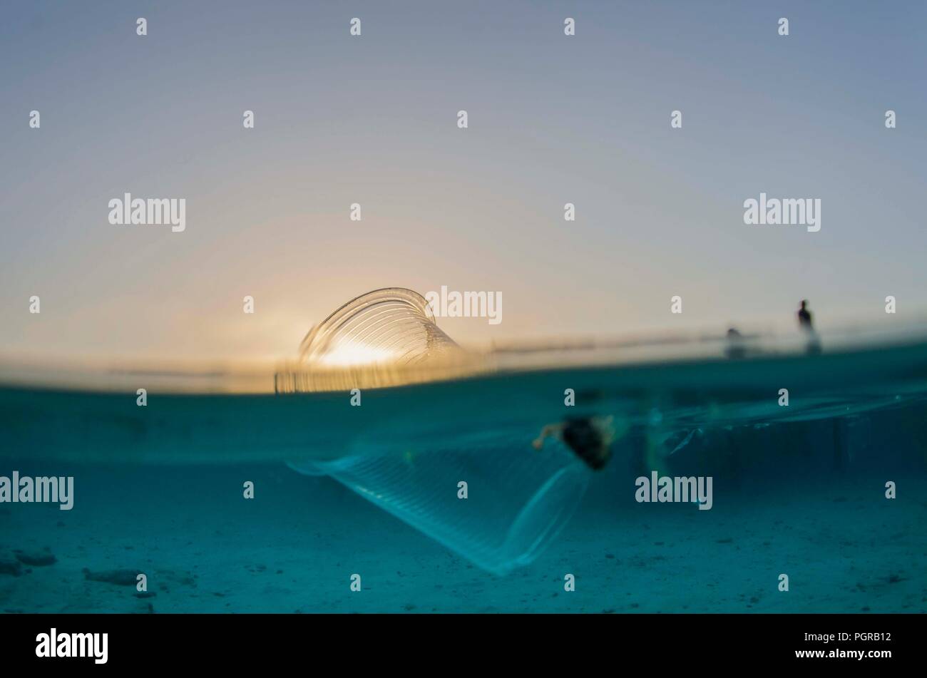 Ocean plastic waste underwater hi-res stock photography and images - Alamy