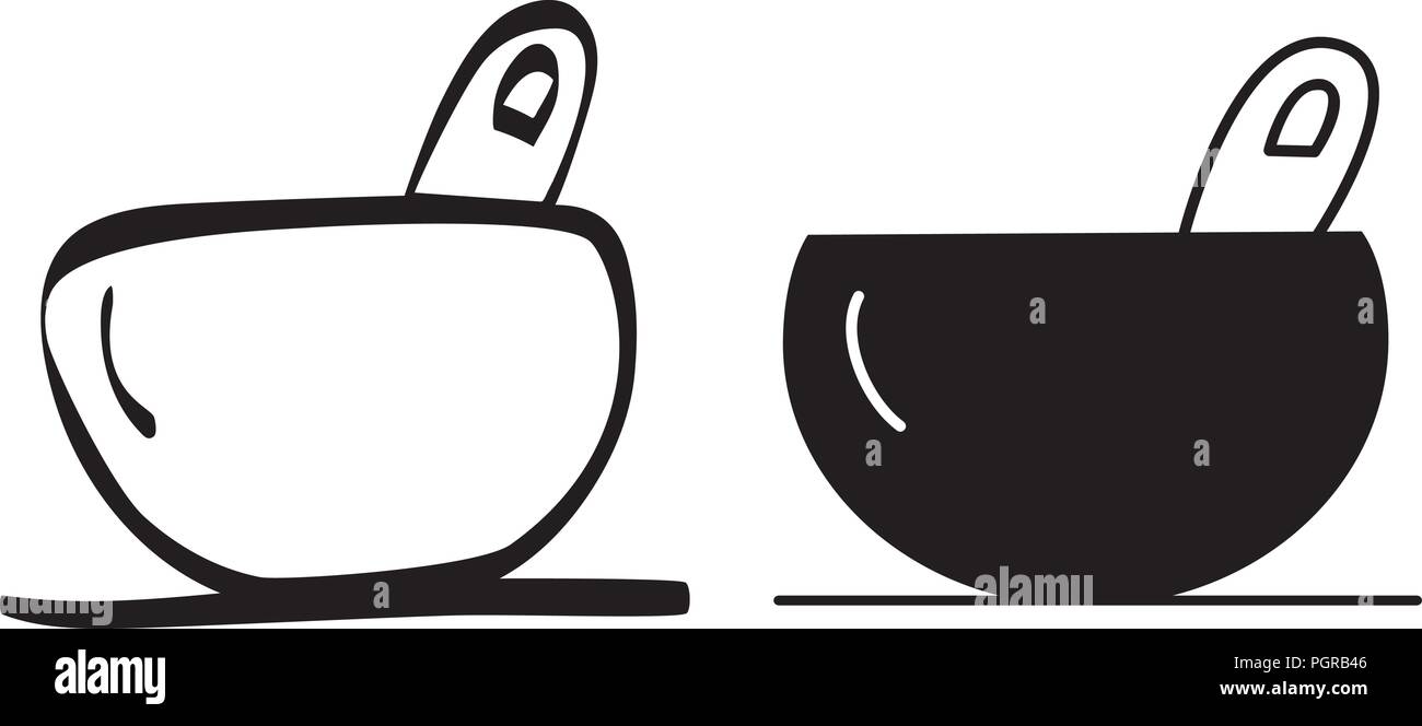 Finger bowl restaurant Stock Vector Images - Alamy