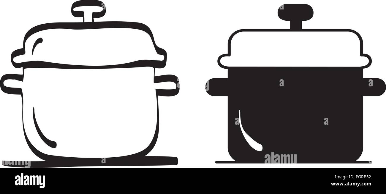 cooking pot icon Stock Vector Image & Art - Alamy