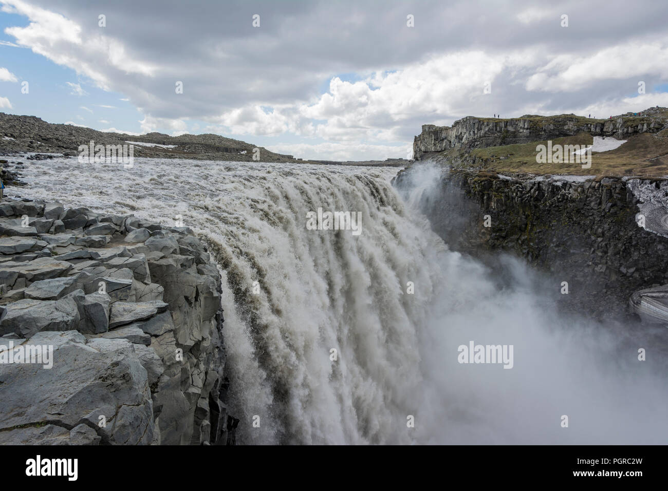 Detifoss waterfall in iceland from prometheus movie Stock Photo - Alamy