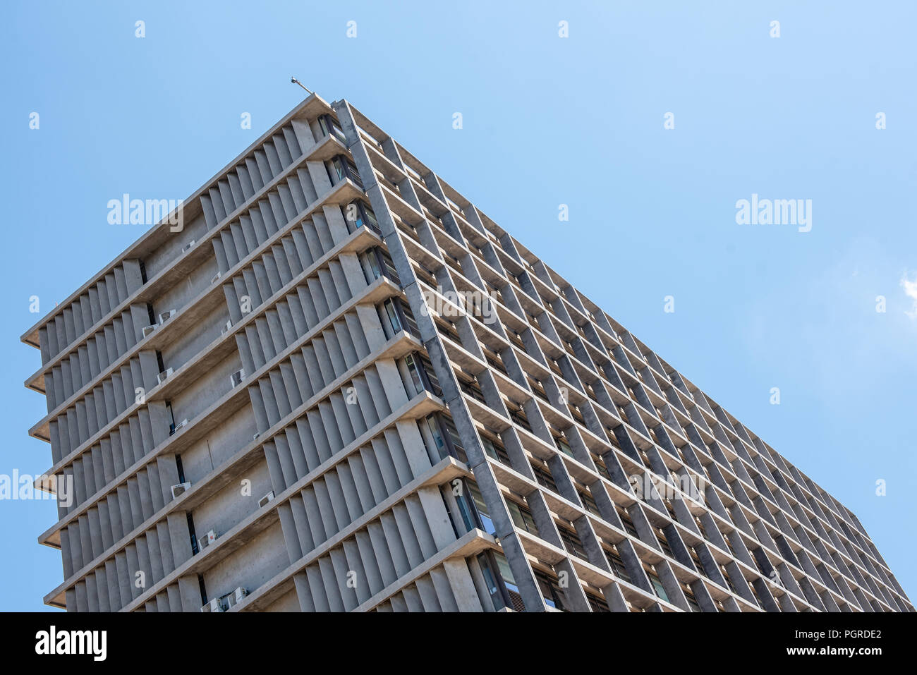 Israel, Tel Aviv - 18 August 2018: Tel Aviv city hall designed by ...