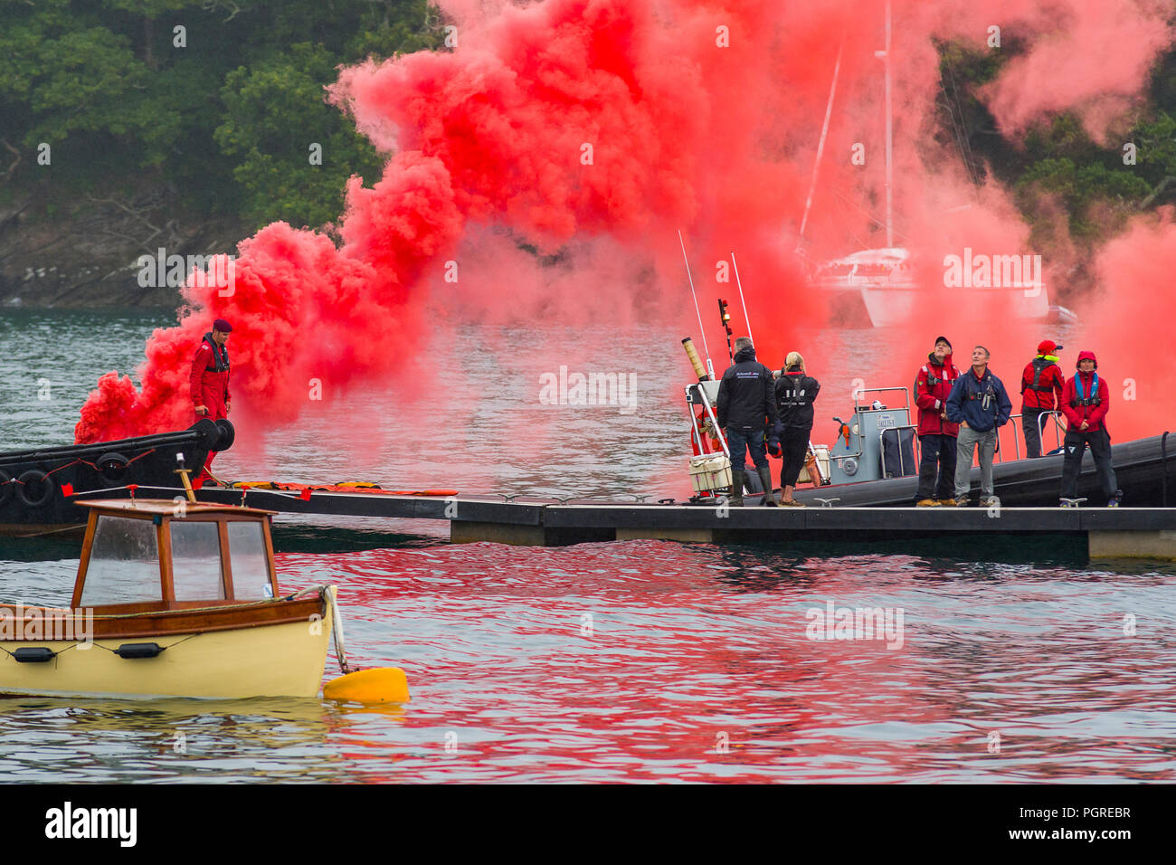 Royal fowey regatta hi-res stock photography and images - Alamy