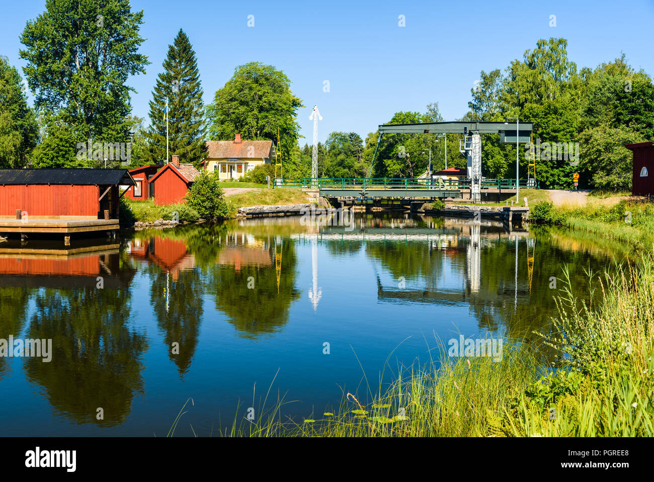 Wooden bascule bridge hi-res stock photography and images - Alamy