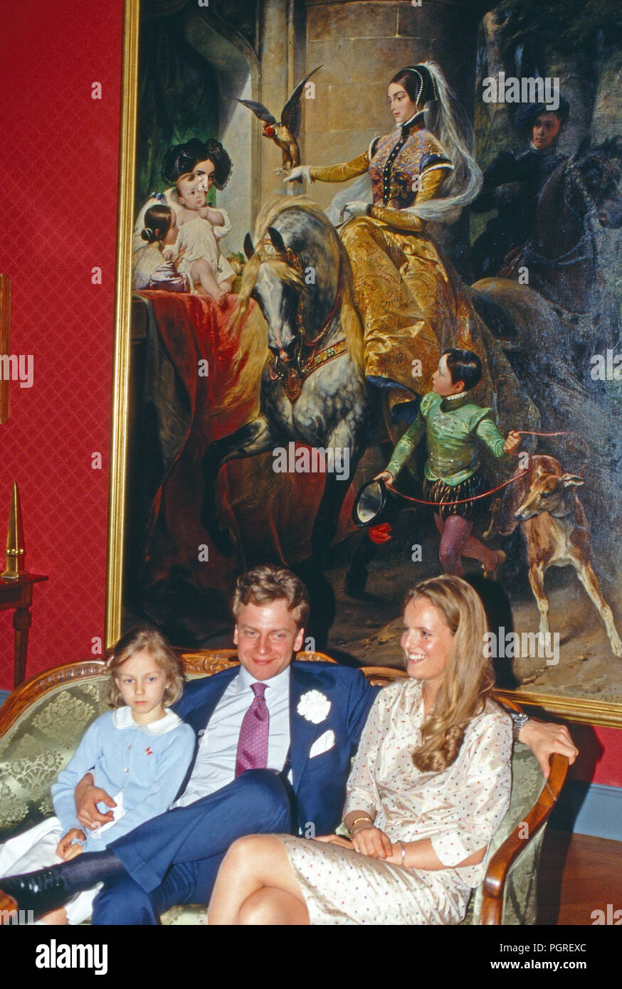 Verlobung von Filippa zu Sayn Wittgenstein mit Graf Vittorio Mazzeti d ...