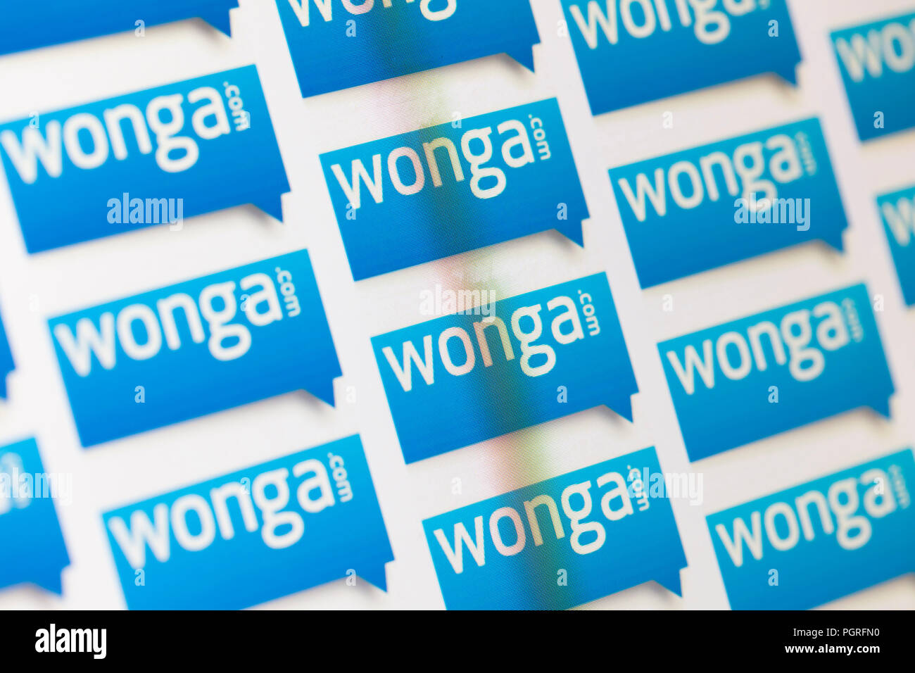 Wonga logo hi-res stock photography and images - Alamy