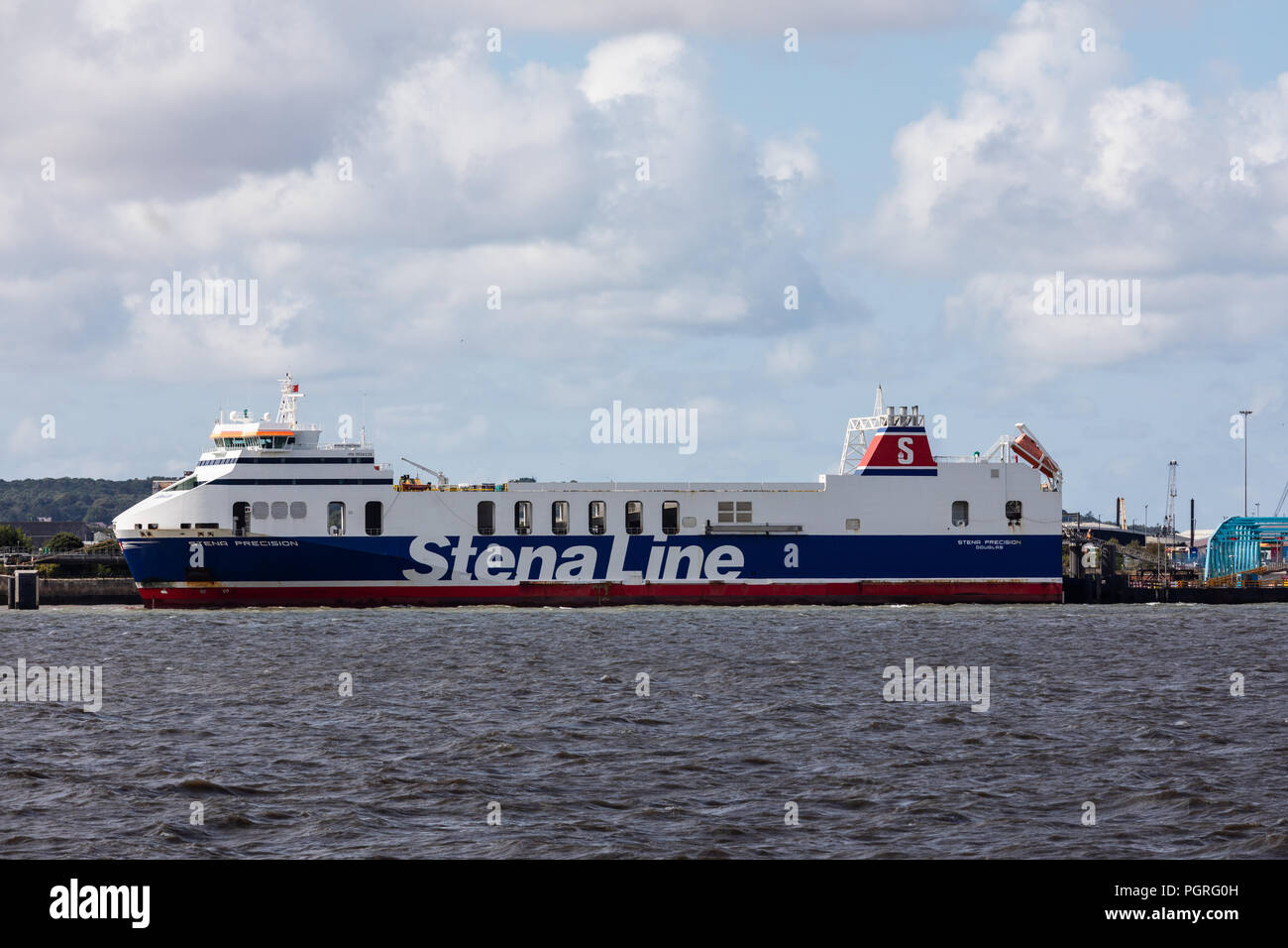 Stena Precision a roll on roll off cargo ship part of Stena Line ...