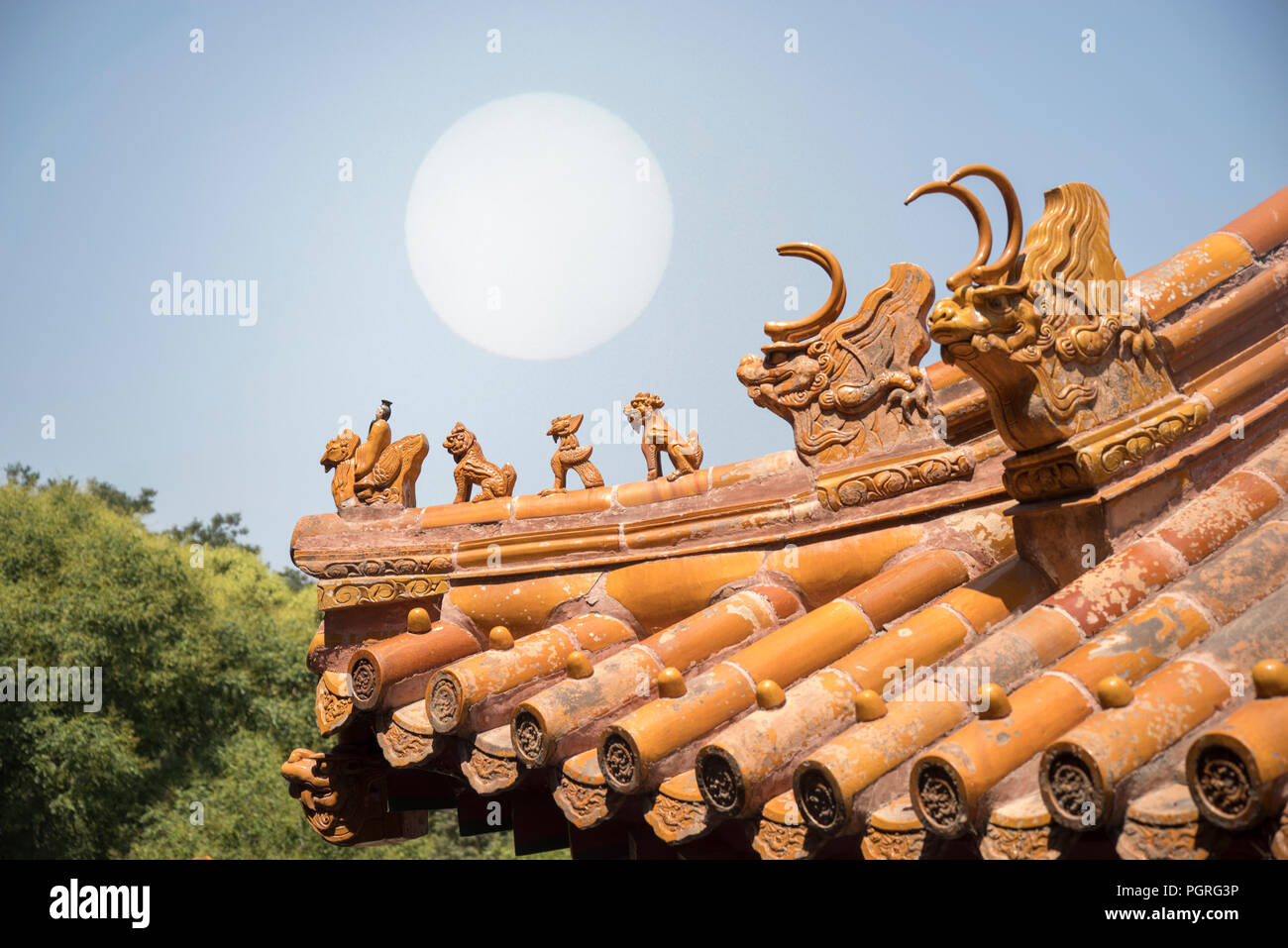 Summer Imperial Palace on the outskirts of Beijing. China Stock Photo ...