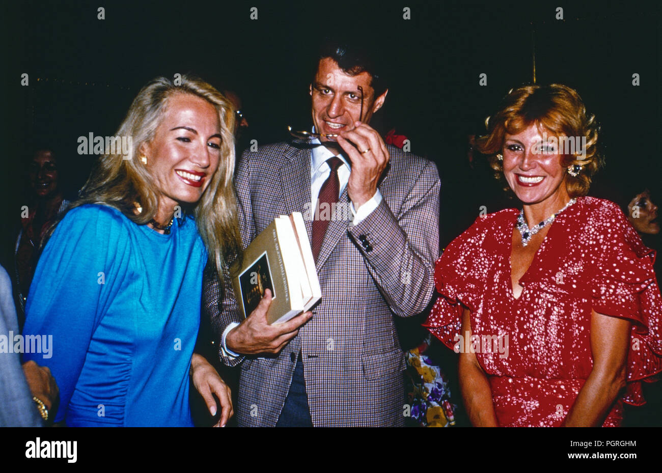 Donatella Missikioff, Gert Rudolf Muck Flick und Tita Thyssen, ca. 1986 ...