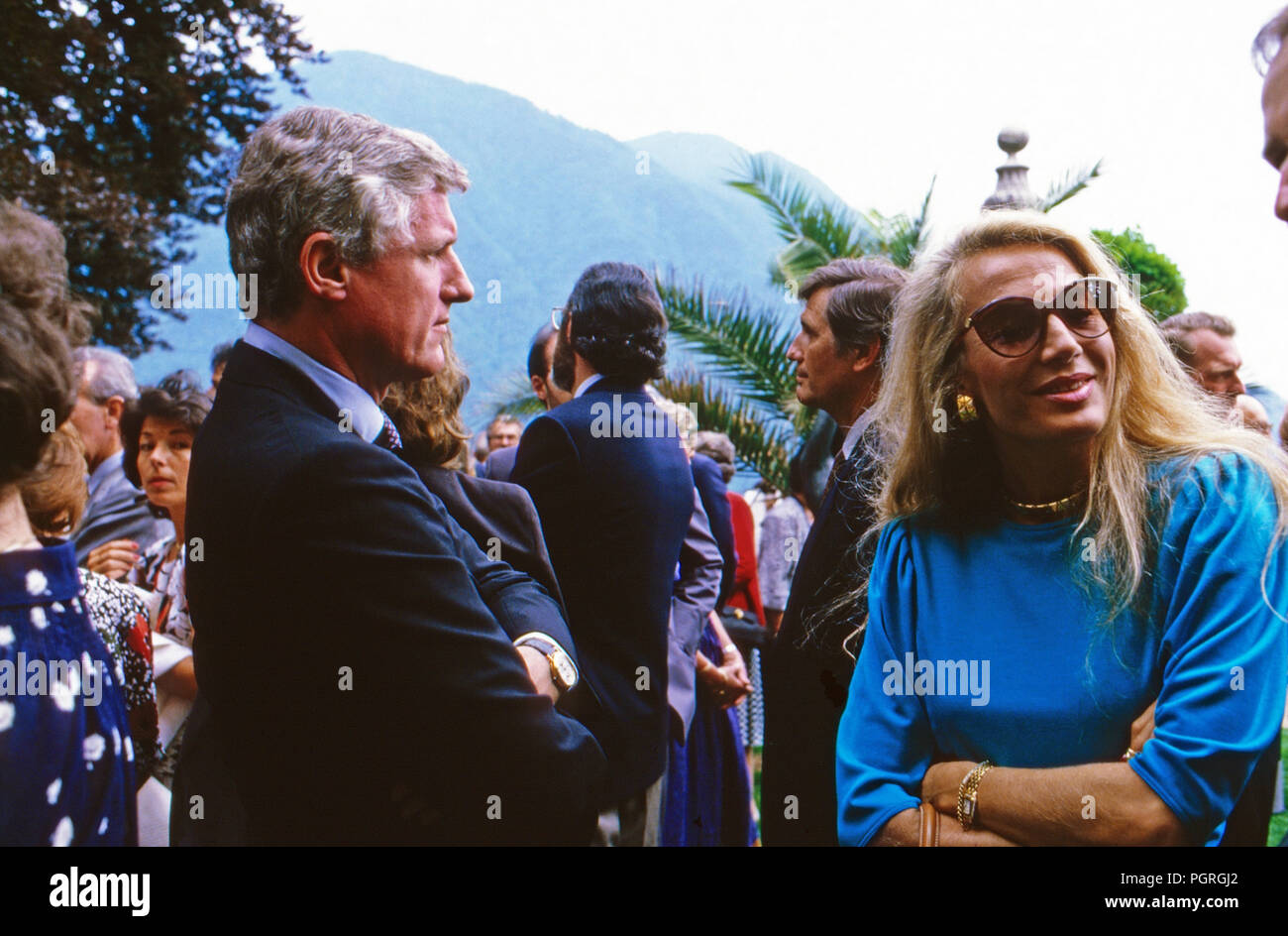 Friedrich Christian Mick Flick mit Schwägerin Donatella Missikoff, ca ...