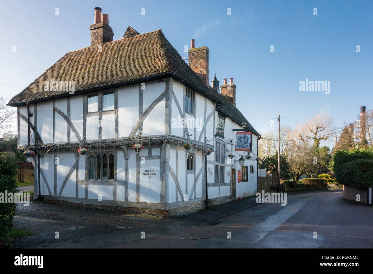 Chartham village hi-res stock photography and images - Alamy