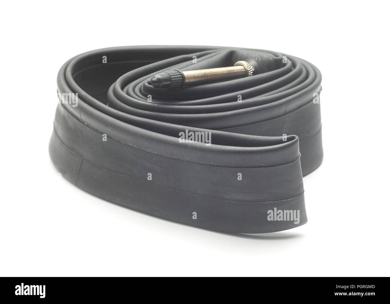 bicycle inner tube isolated on white Stock Photo - Alamy