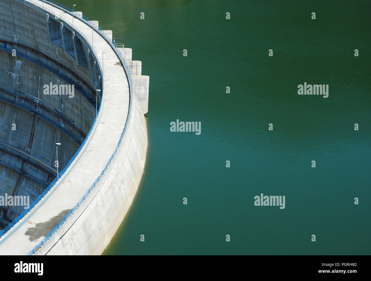 Big dam in western Romania Stock Photo - Alamy