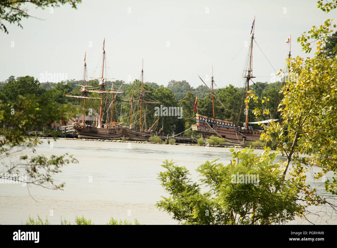 Jamestown settlement 1607 hi-res stock photography and images - Alamy