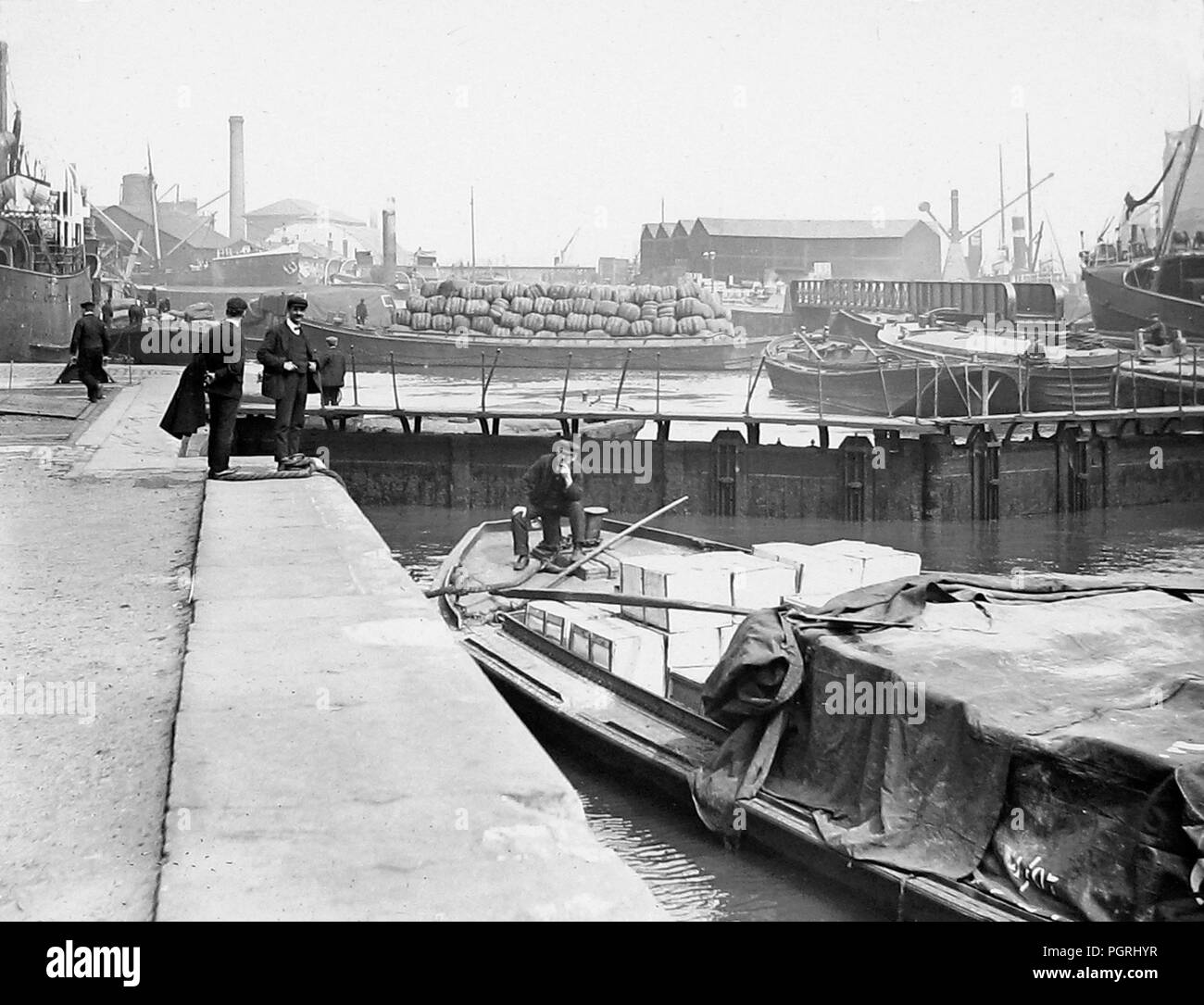 Old Docks Black and White Stock Photos & Images - Alamy