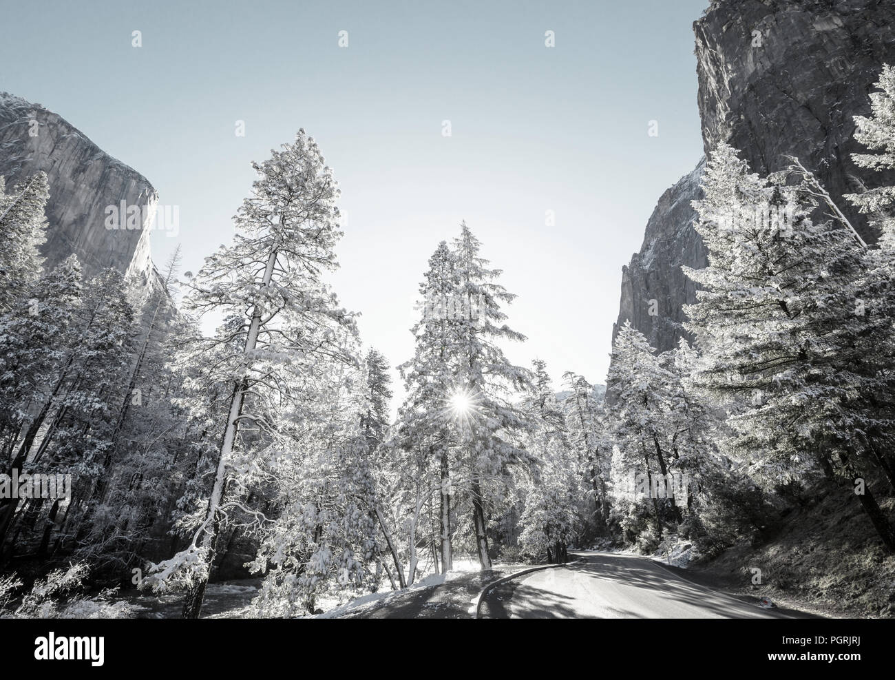 Beautiful early spring landscapes in Yosemite National Park, Yosemite ...