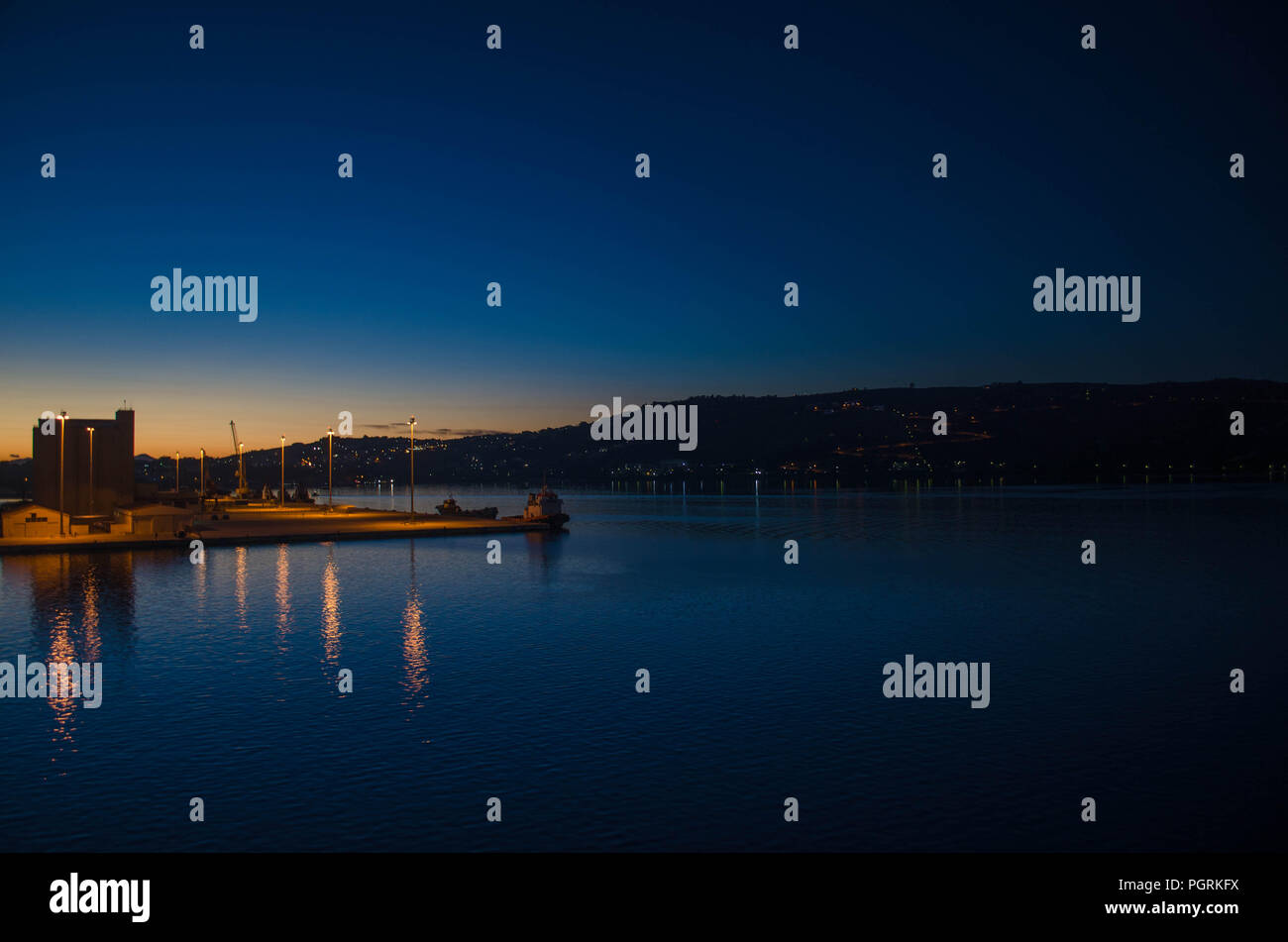 The Port Of Souda Stock Photo - Alamy