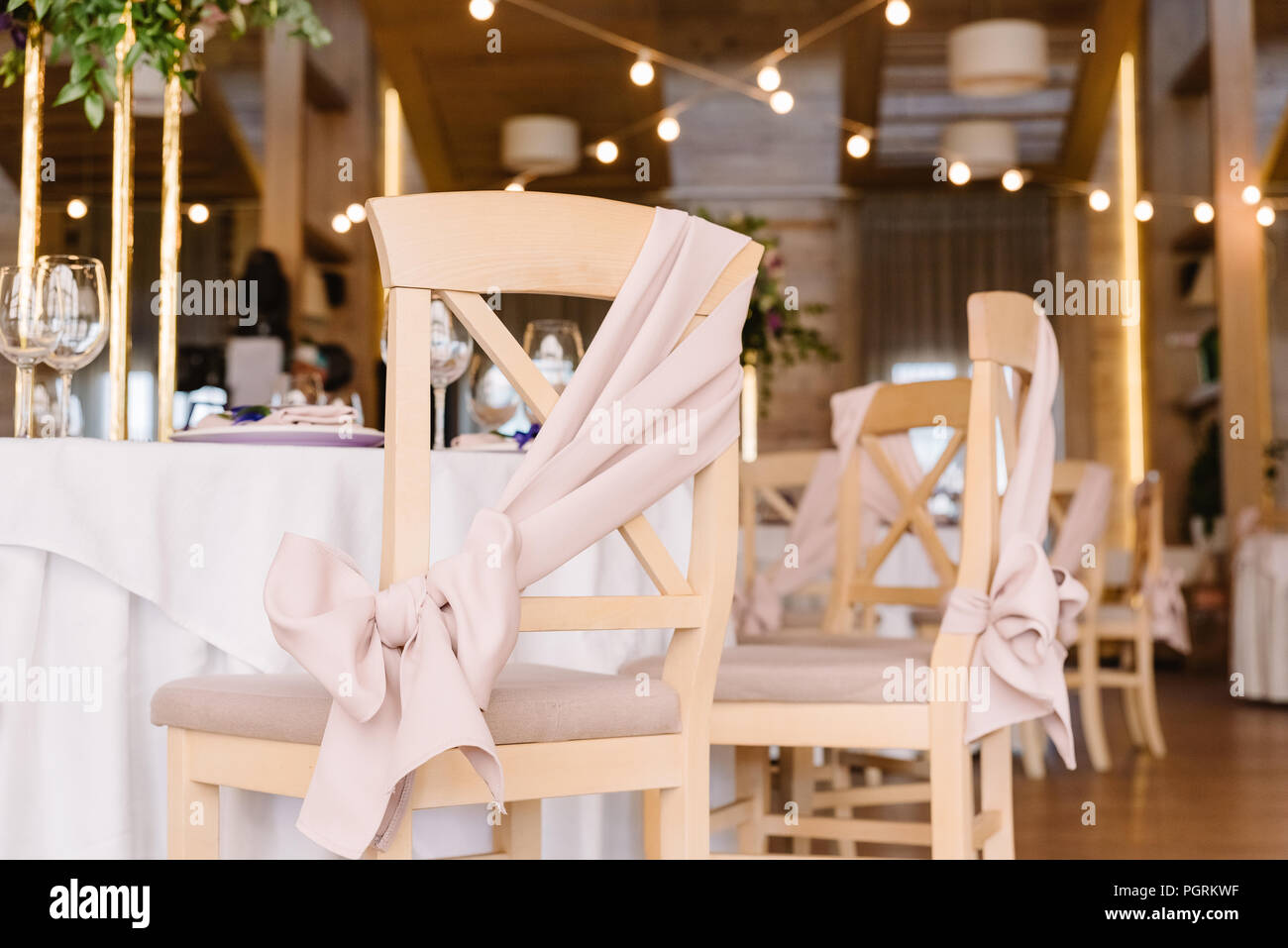 A beautiful detail of a decor on a chair back Stock Photo - Alamy