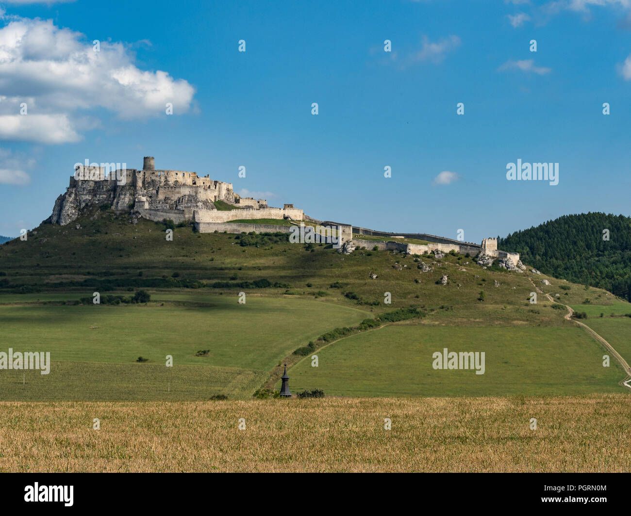 Spissky hrad. The Spis Castle, National Cultural Monument (UNESCO. Spis ...