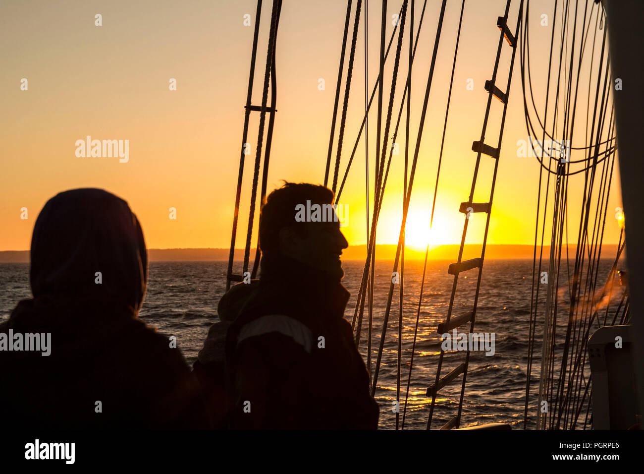 Sailing ship helm hi-res stock photography and images - Alamy