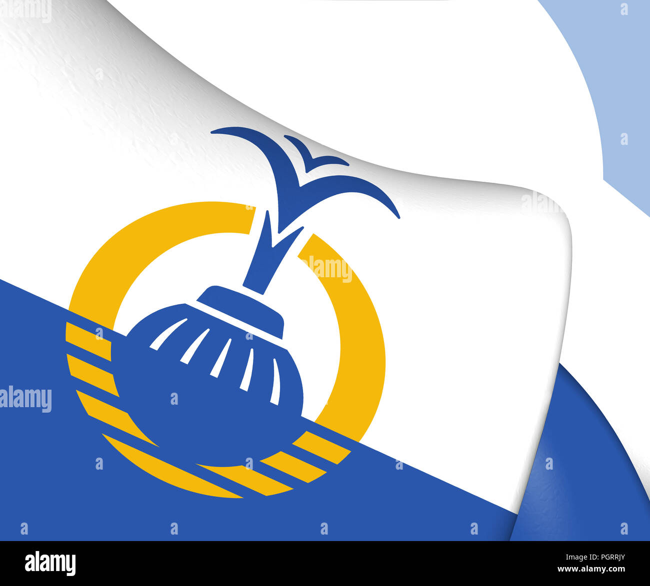 3D Flag of Orlando, Florida. USA. 3D Illustration Stock Photo - Alamy