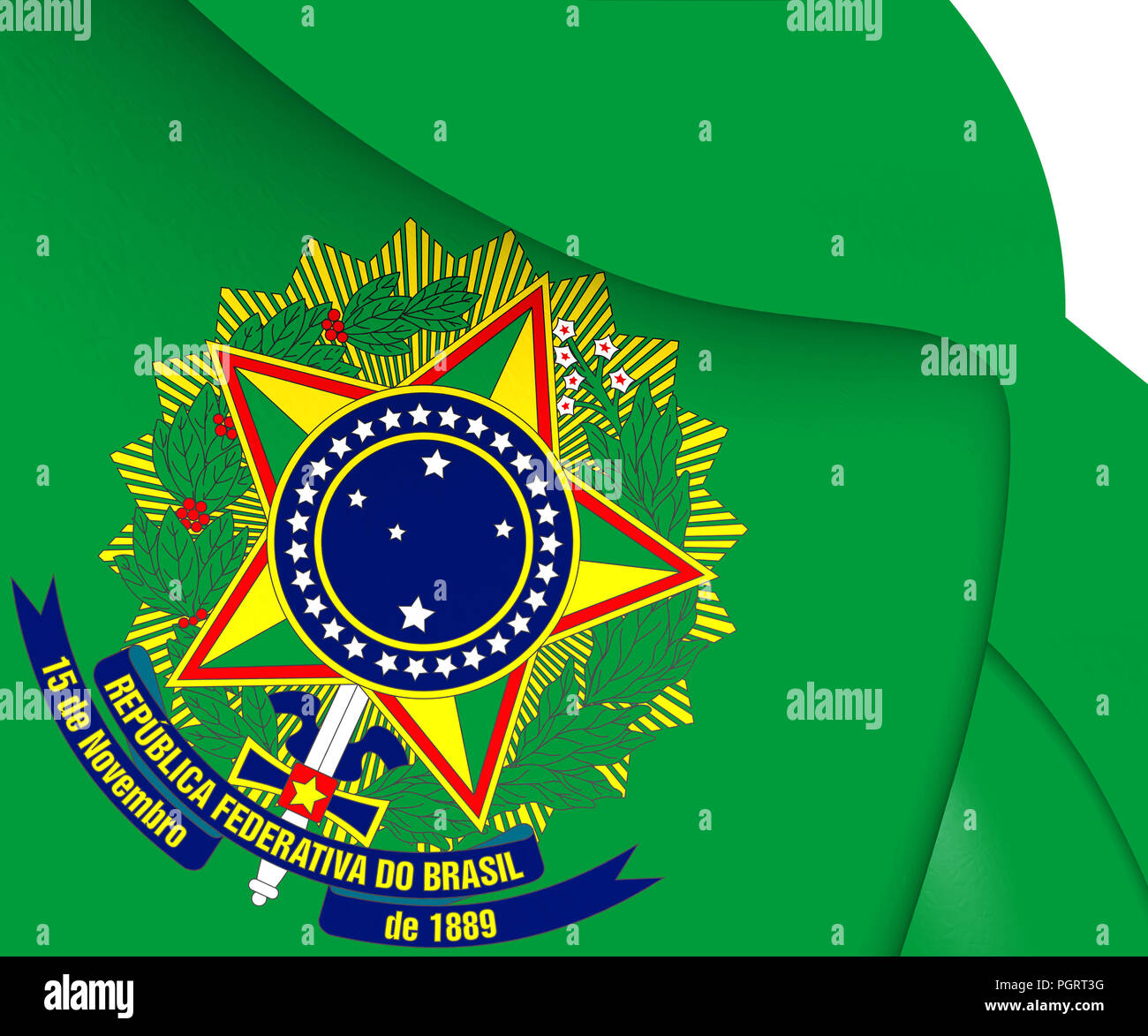 Brazilian presidential standard flag hi-res stock photography and ...