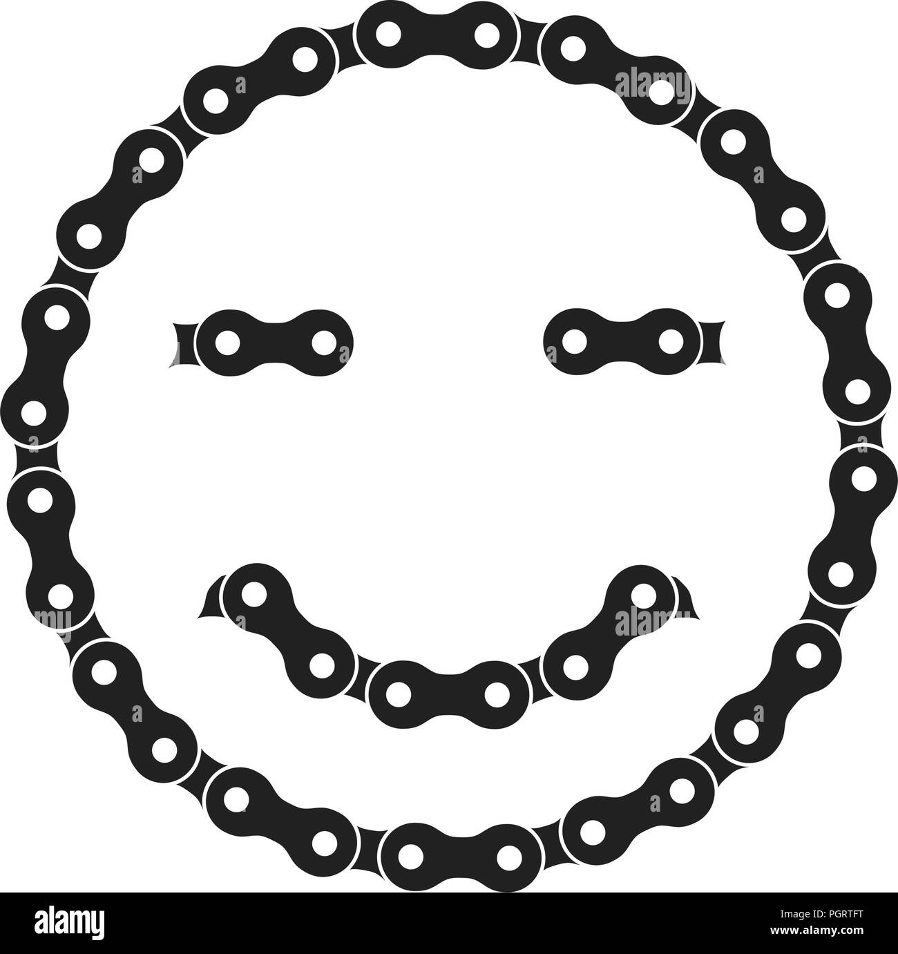 Chain link circle clipart Stock Vector Images - Alamy