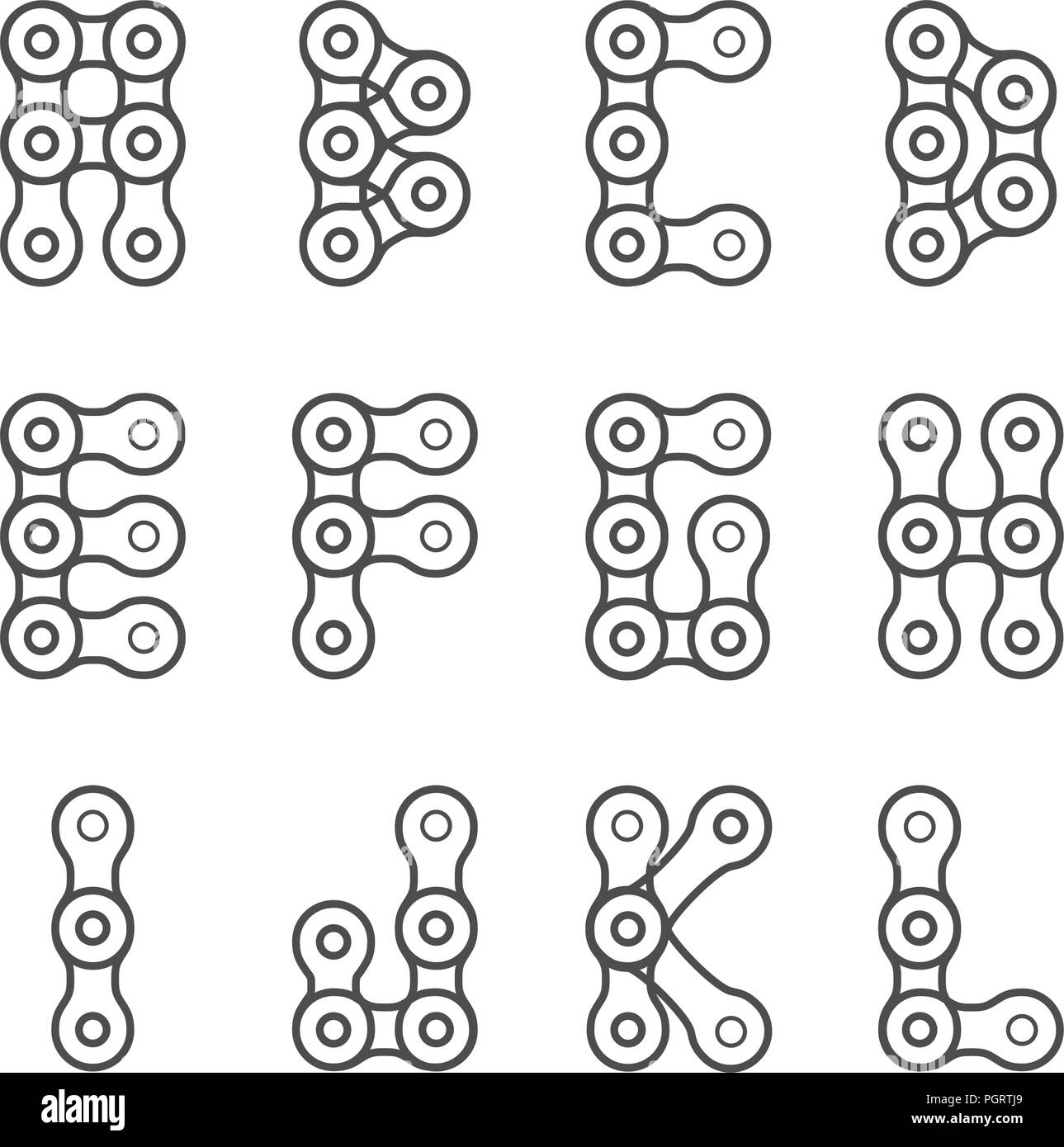 Letter font for road sign Black and White Stock Photos & Images - Alamy