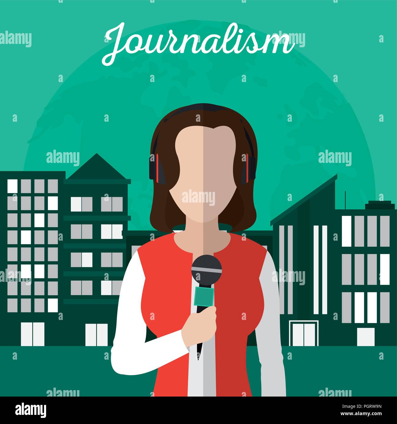Journalism and journalist Stock Vector Image & Art - Alamy