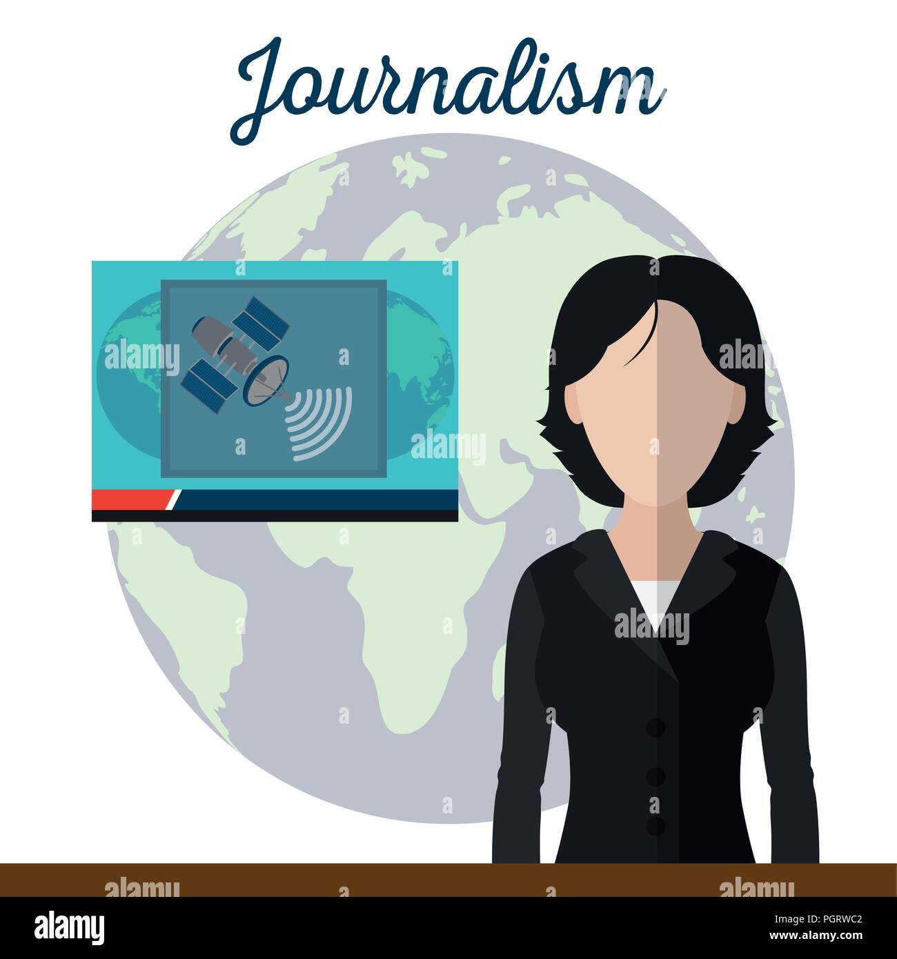 Journalism and journalist Stock Vector Image & Art - Alamy