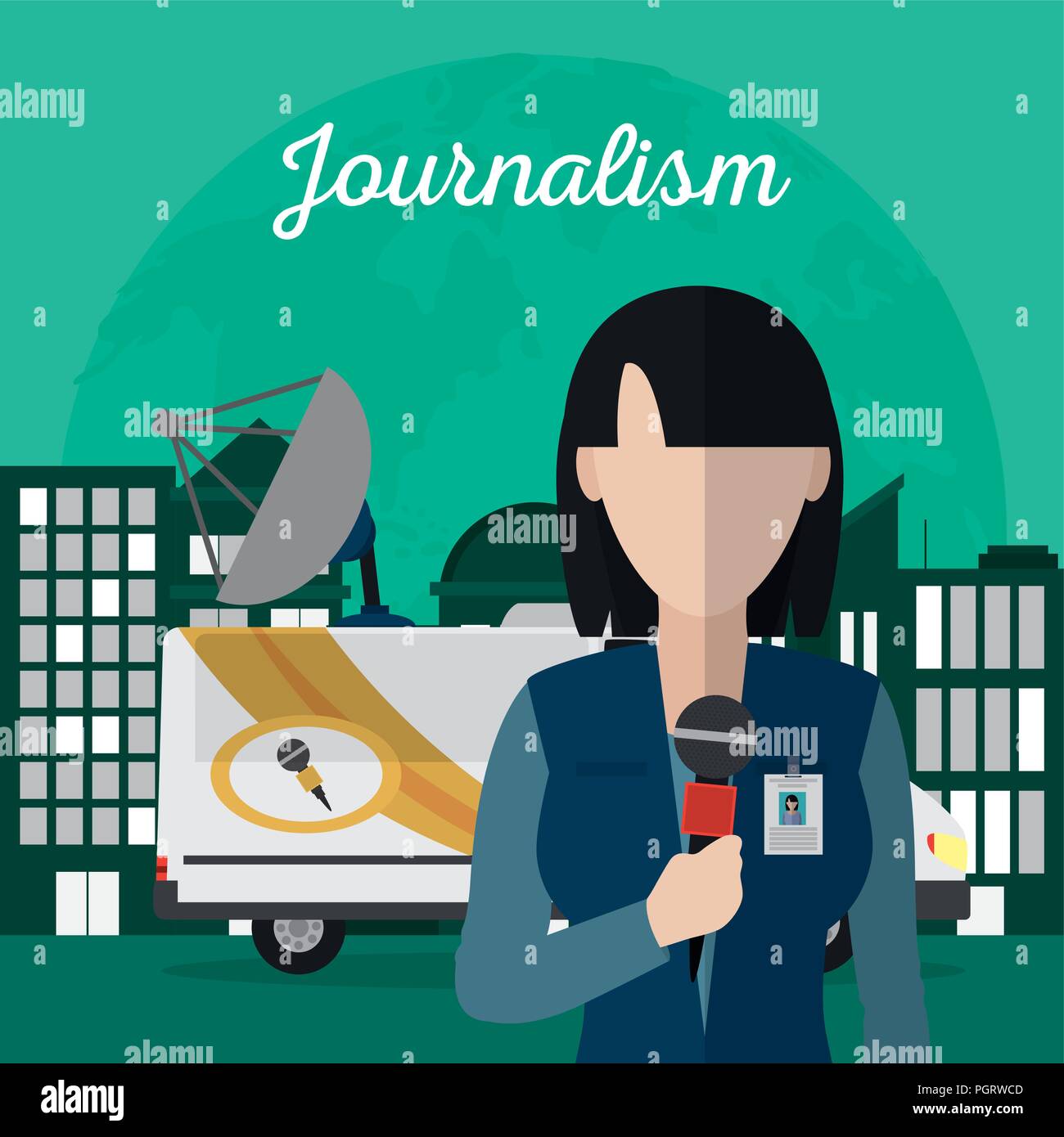 Journalism and journalist Stock Vector Image & Art - Alamy