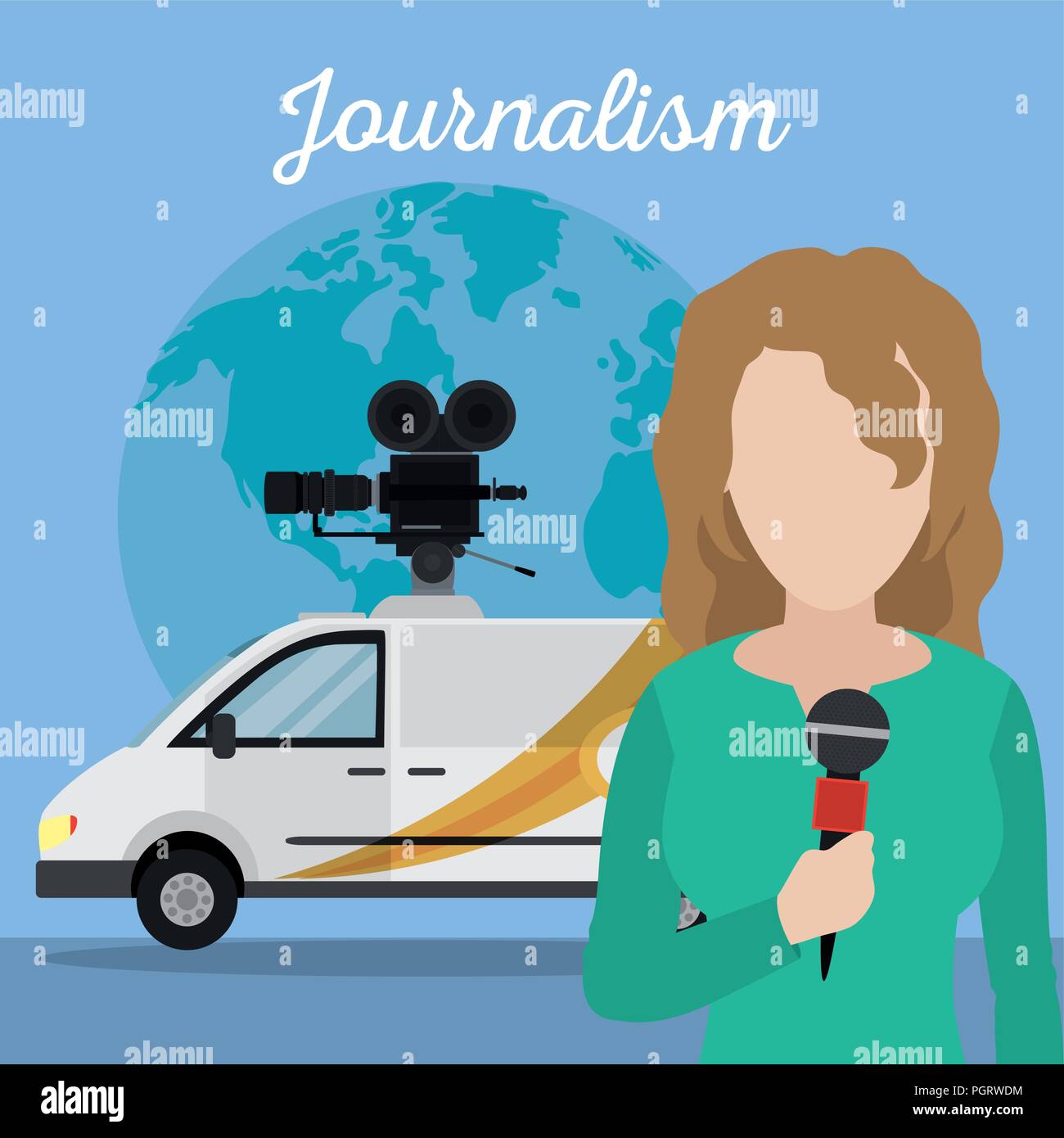 Journalism and journalist Stock Vector Image & Art - Alamy