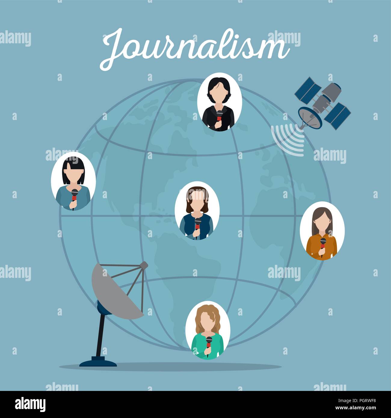 Journalism and journalist Stock Vector Image & Art - Alamy