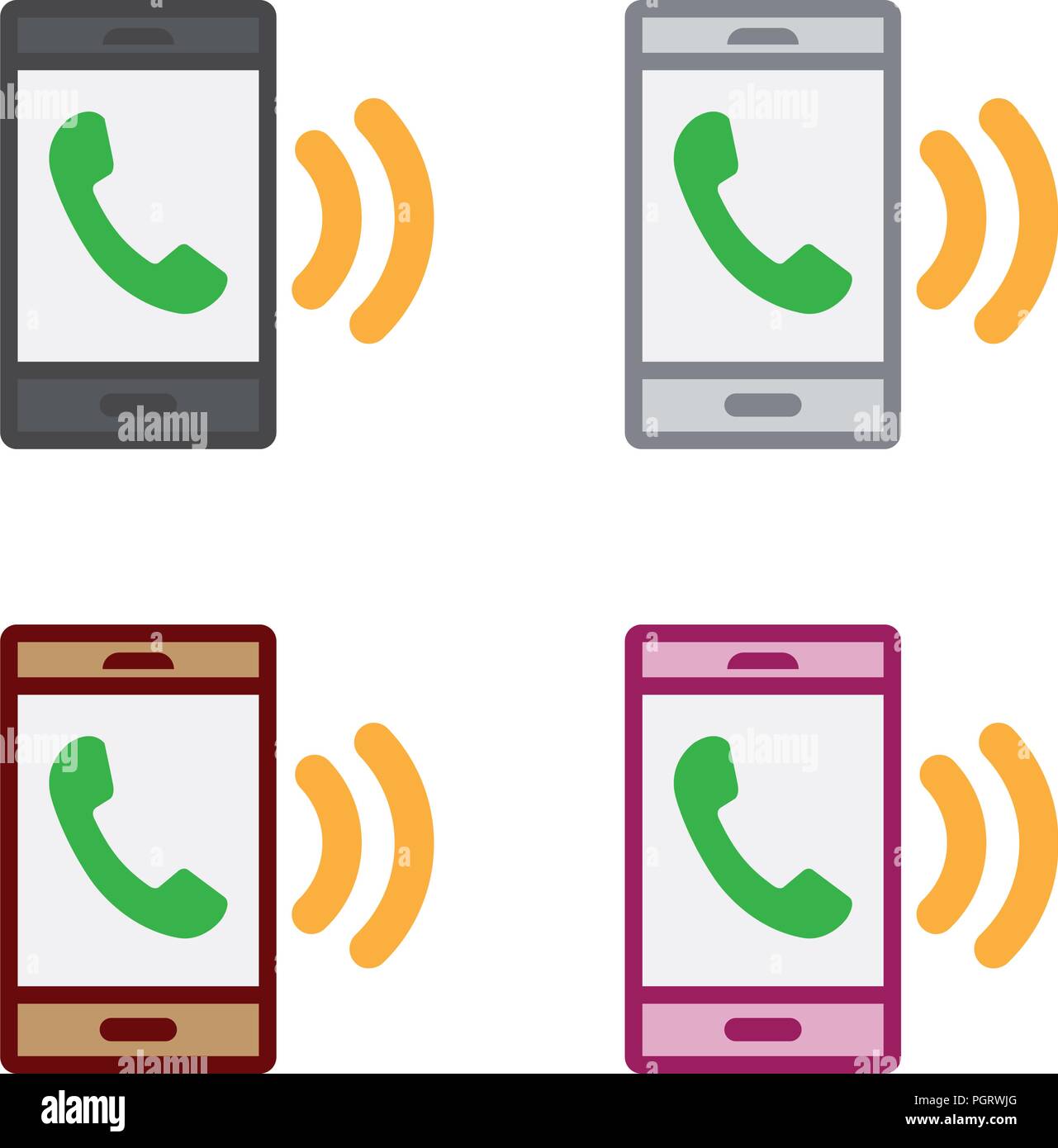 Communication speaker phone call Stock Vector Images - Alamy