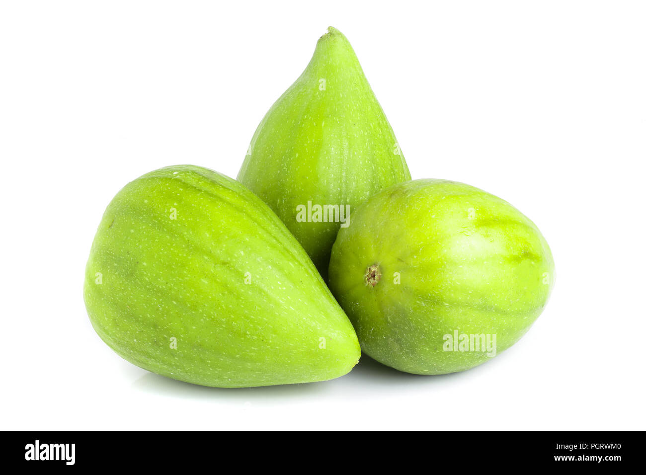 Ripe green fig fruit isolated on white background Stock Photo - Alamy