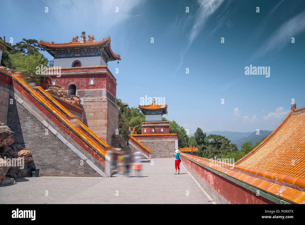 Summer Imperial Palace on the outskirts of Beijing. China Stock Photo ...