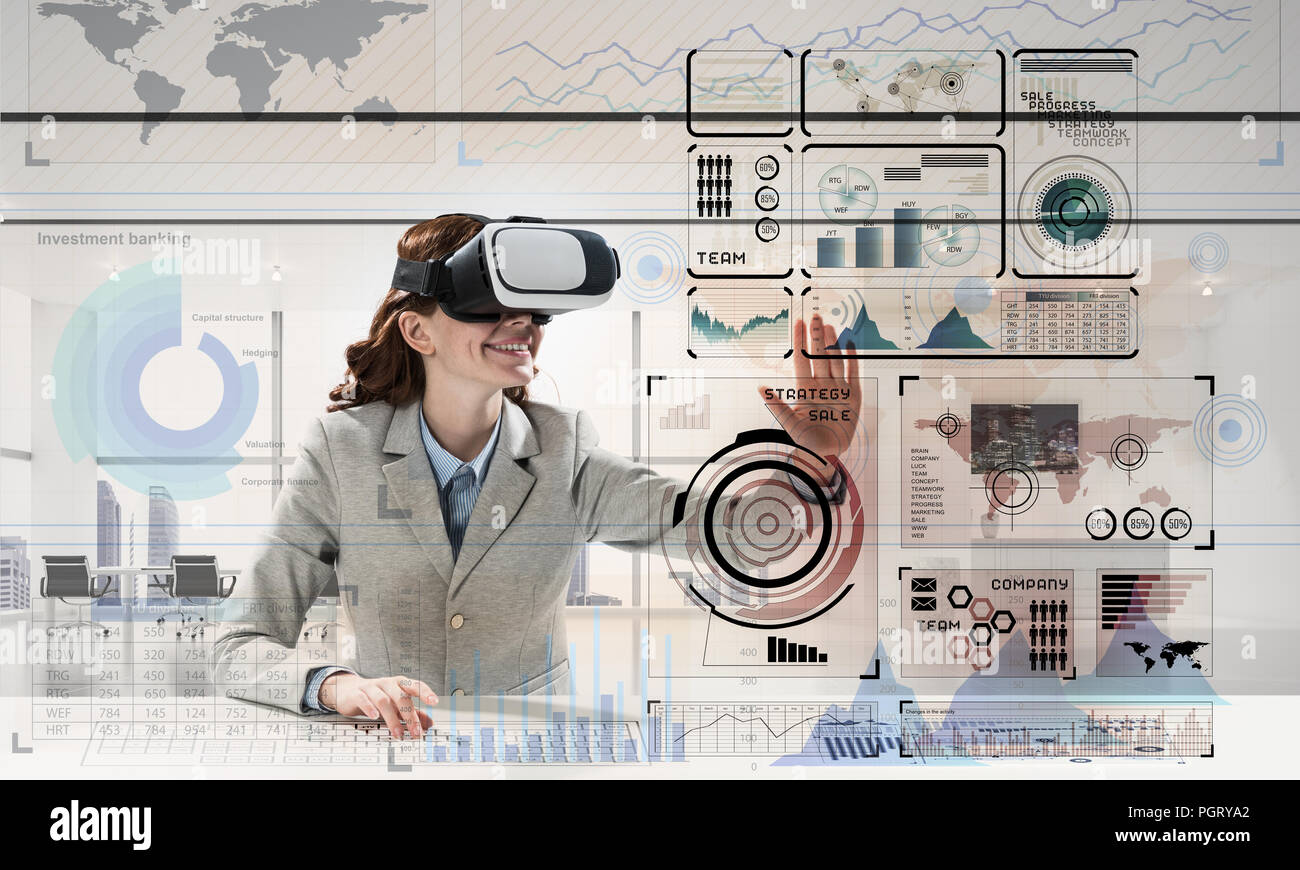 Using modern technologies Stock Photo - Alamy