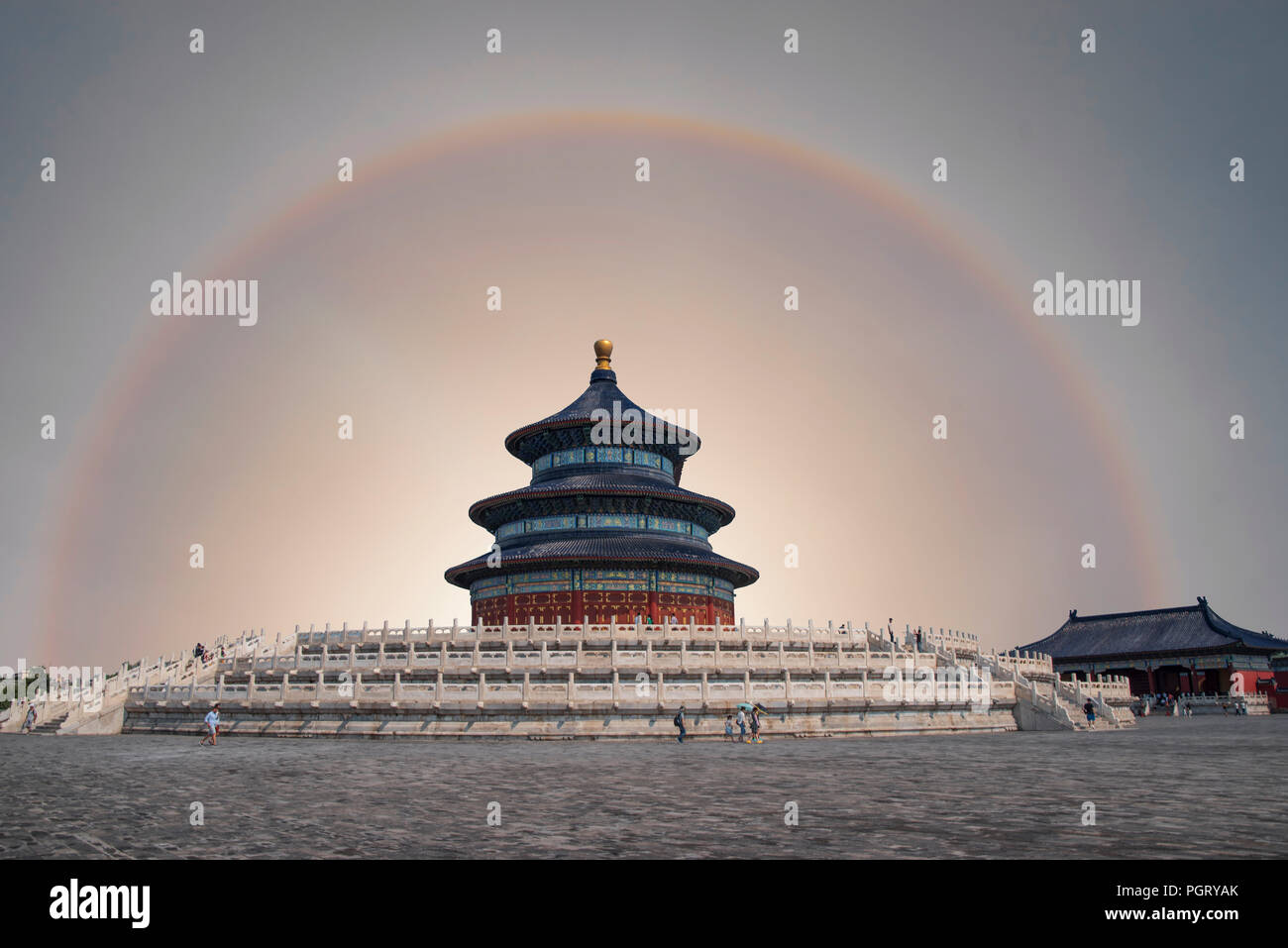 The halo shines over the Temple of Heaven - temple and monastery ...