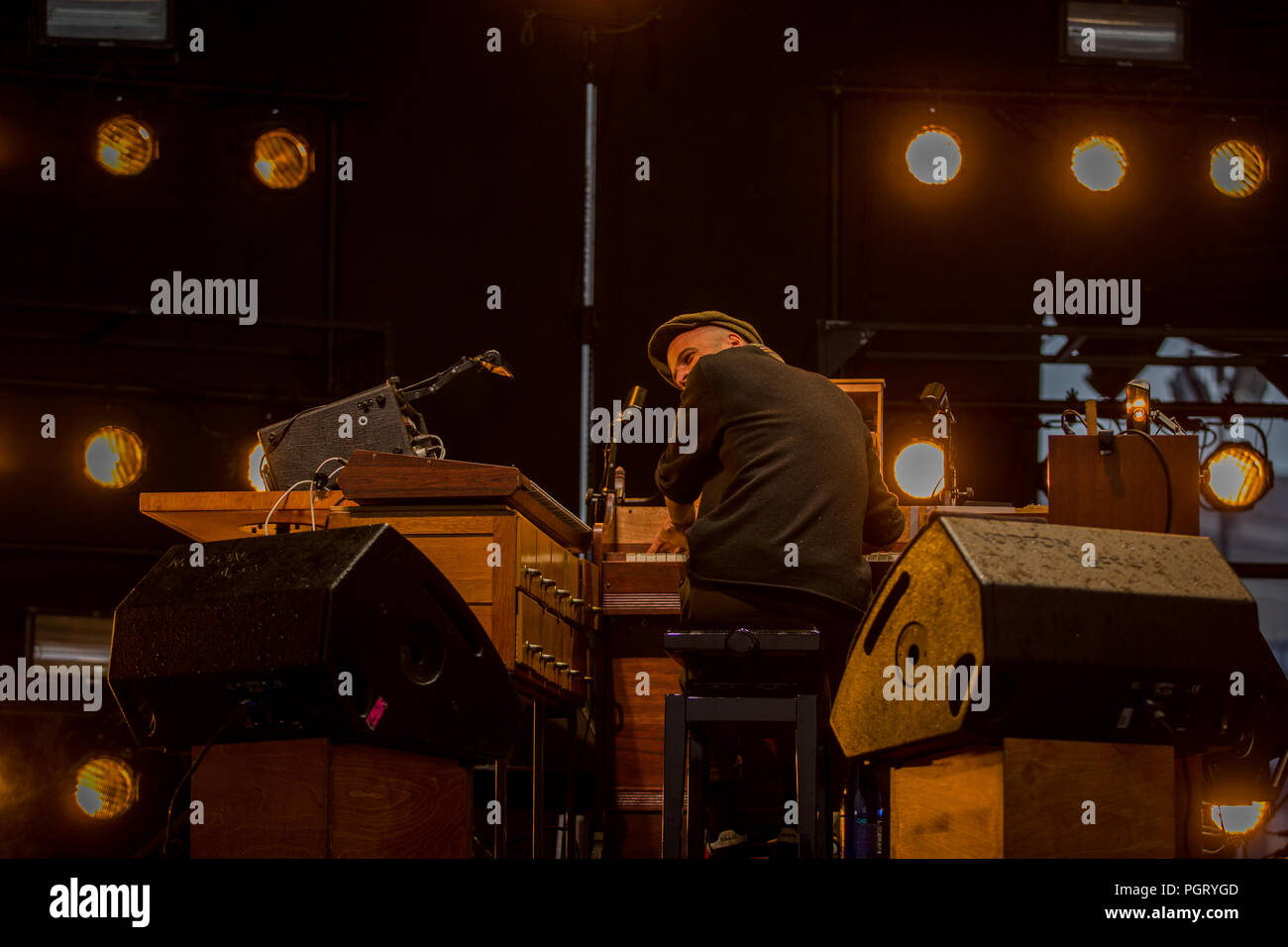 Denmark, Copenhagen - August 11, 2018. The German musician, pianist and ...