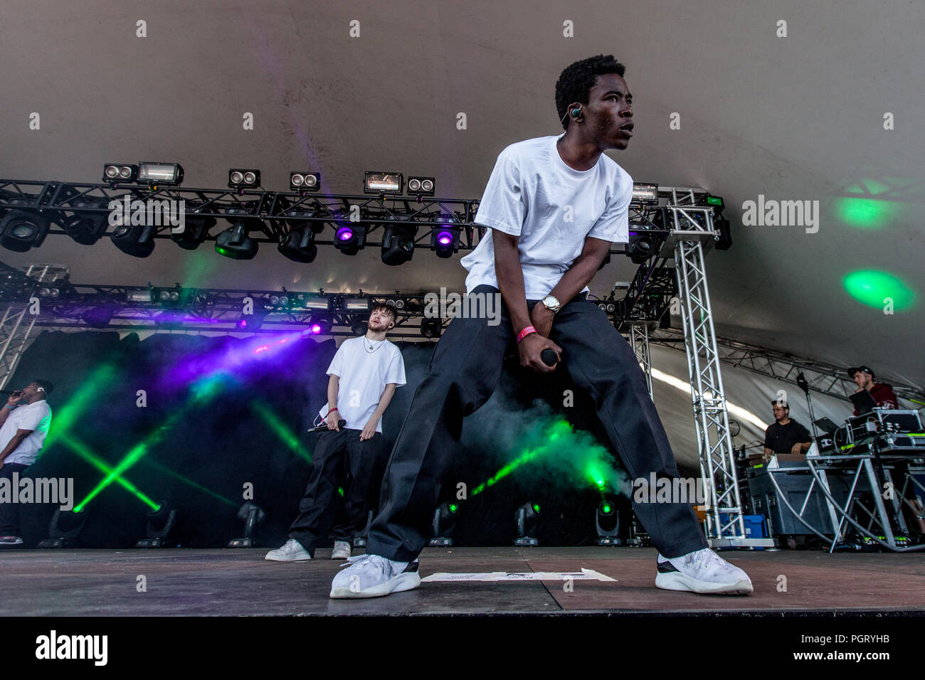 Denmark, Copenhagen - August 10, 2018. The American rap group ...