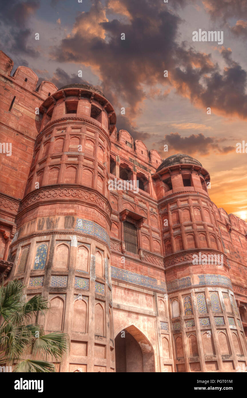 Red Fort is a fortress in the Indian city of Agra. India Stock Photo - Alamy