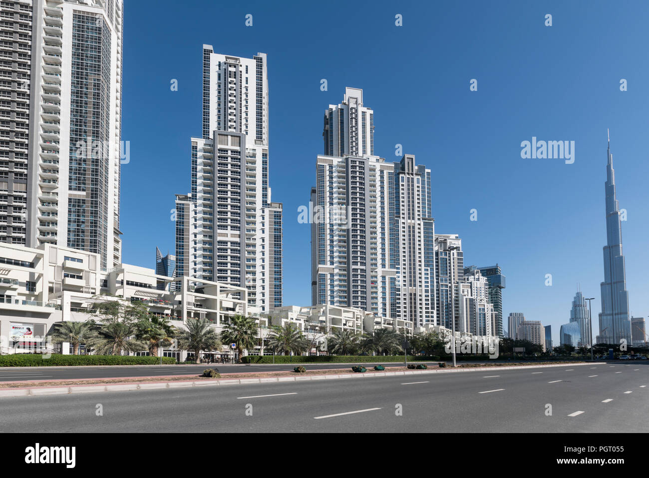 The Executive Towers residential development in Business Bay, with the ...