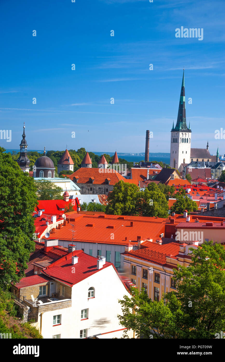 picturesque and very beautiful photos of Tallinn Stock Photo - Alamy
