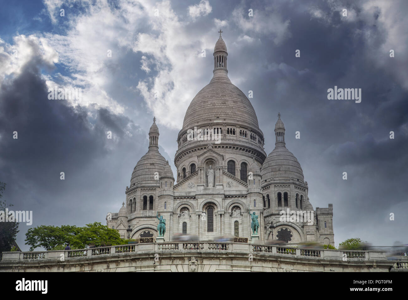Montmartre Paris. Area artists. The French capital Stock Photo - Alamy